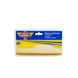 Pre Cut Pinewood Derby Car, Stock Car – STEAM Discovery Academy