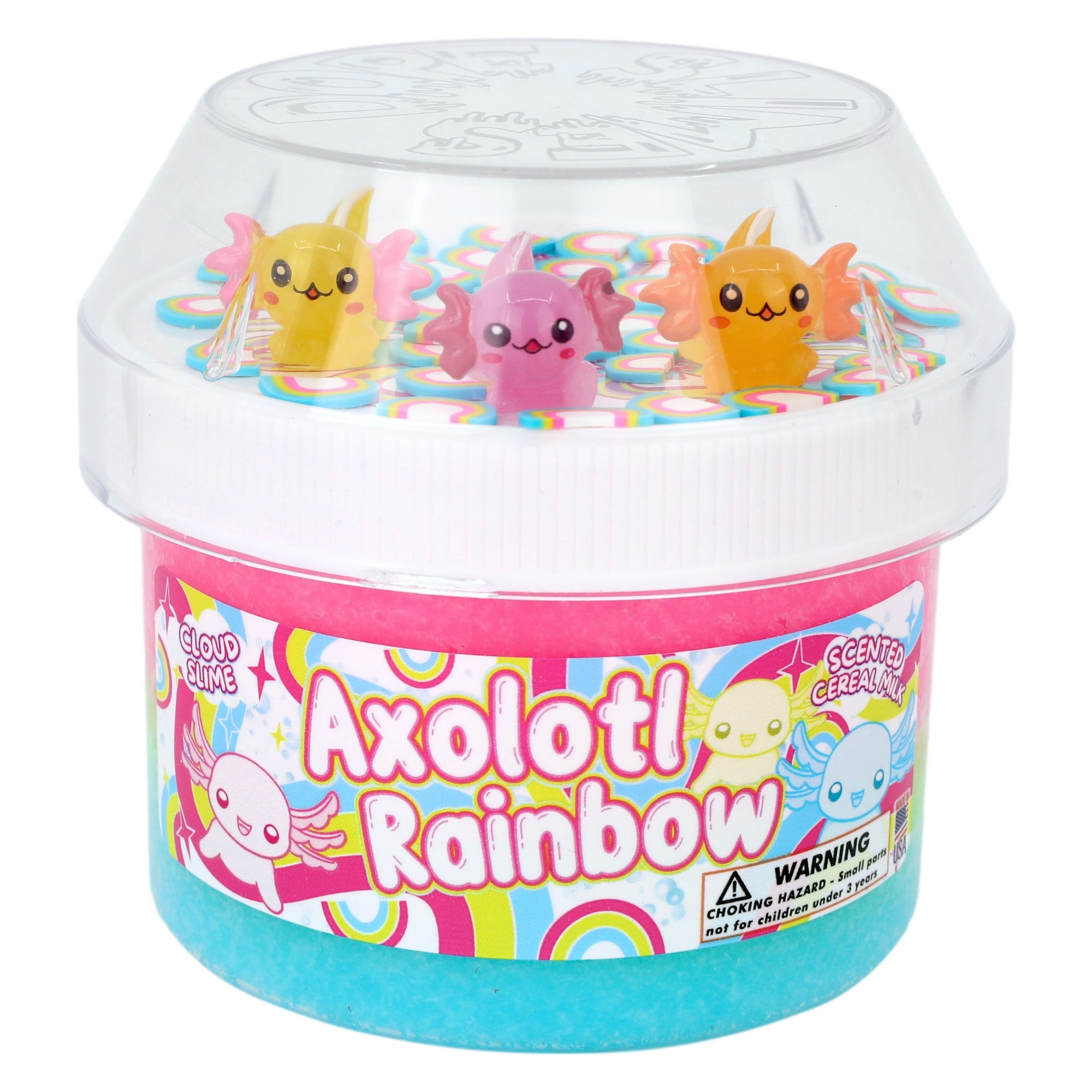 Axolotl Rainbow Slime by Dope Slimes – STEAM Discovery Academy